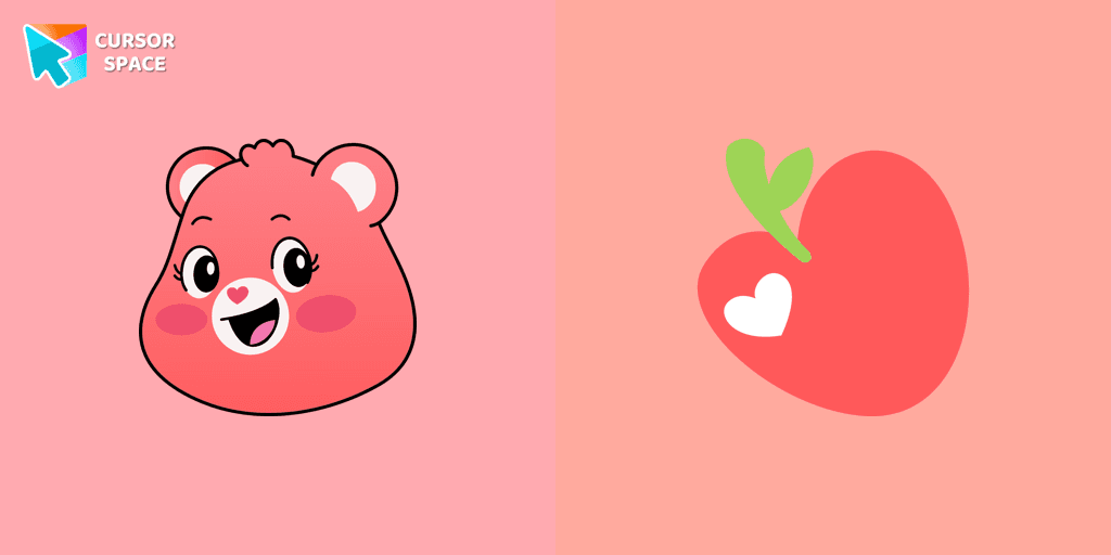 Cursor Smart Heart Bear For Chrome - Cursor Pack | Cursor Space